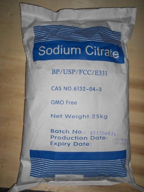 2018 best sales and good quality  food additive sodium citrate from China